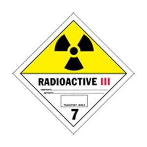 Radioactive Material, Excepted Package Label, Roll of 500 by ASC, Inc.