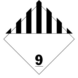 Hazard Class 9 Placards by ASC, Inc.
