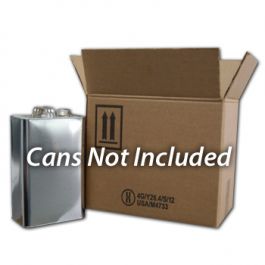 4 x 1 Gallon F-Style Metal Can Box and Partition ONLY (4G/Y26.4) by ASC ...