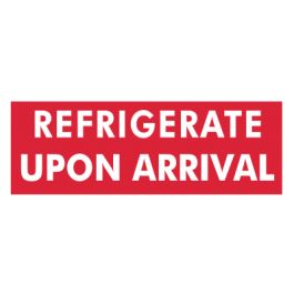 Refrigerate Upon Arrival Label, Roll of 500 by ASC, Inc.